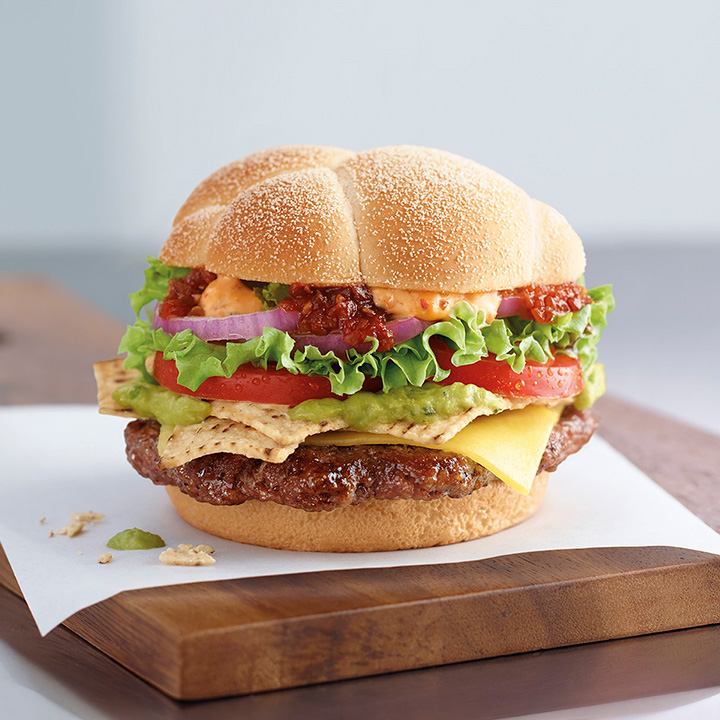 Customise burger at McDonald
